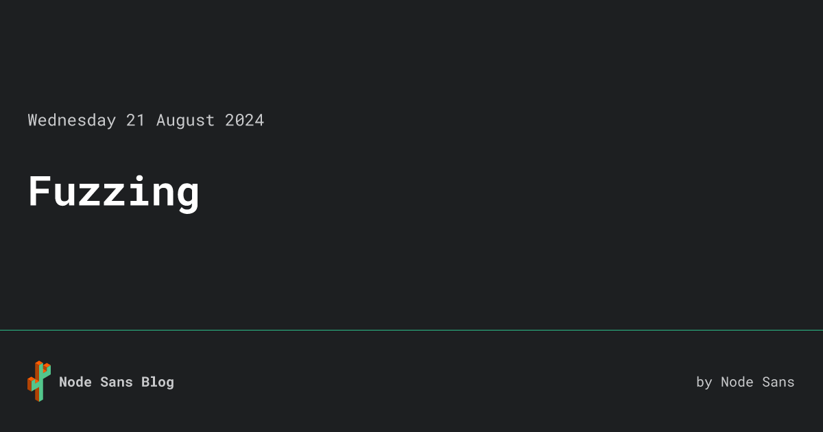 Fuzzing 插桩代码的作用 • Node Sans Blog